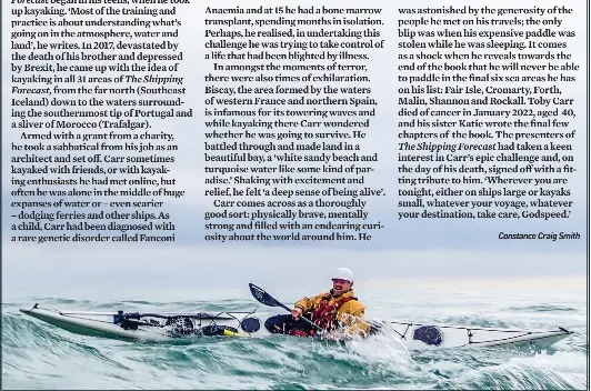 From Fitzroy to Utsire, an epic kayak voyage through the Shipping ...