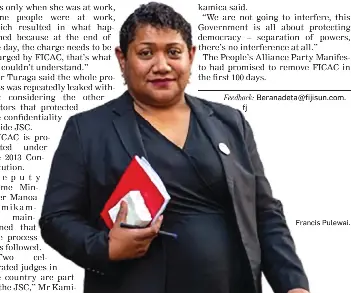 Crisis looms over FICAC - PressReader