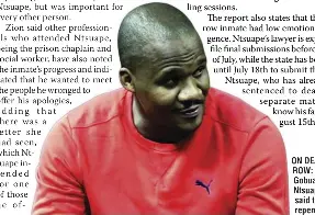 Death row inmate expresses remorse over two death cases - PressReader