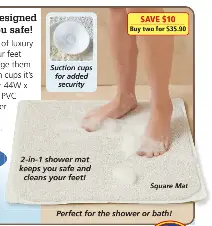 Textured Shower Mat - PressReader