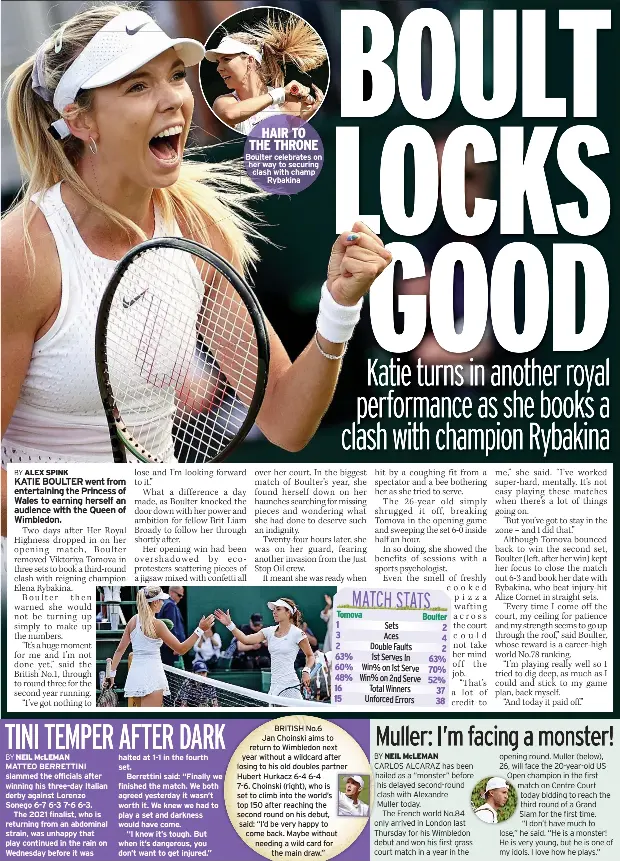 BOULT LOCKS GOOD - PressReader