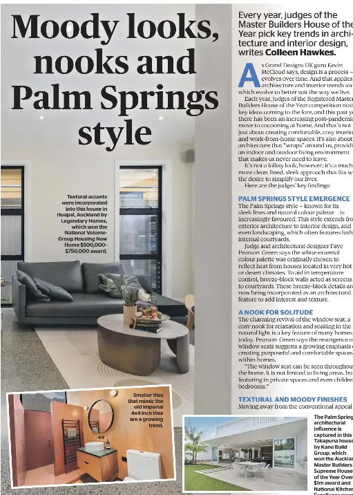 Moody looks, nooks and Palm Springs style - PressReader