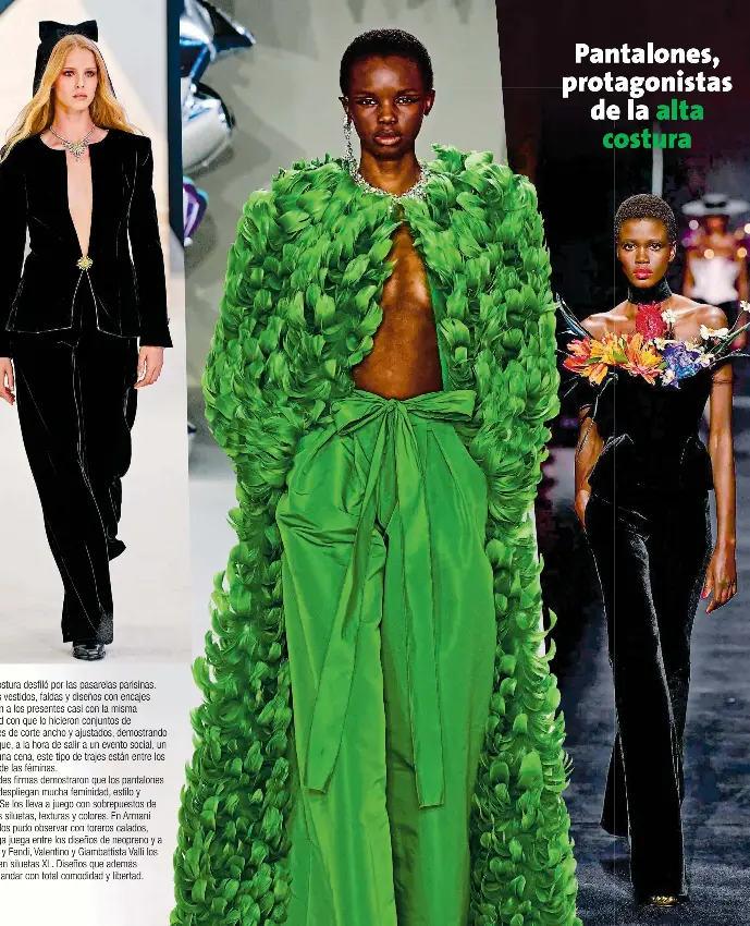 Pantalones, protagonis­tas de la alta costura - PressReader