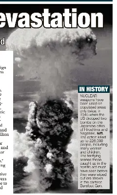 MAP SHOWS NUCLEAR DEVASTATIO­N - PressReader