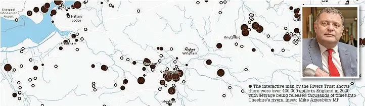 Map shows raw sewage often being dumped in area’s rivers - PressReader