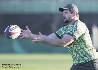 Van Staden puts the Boks first - PressReader