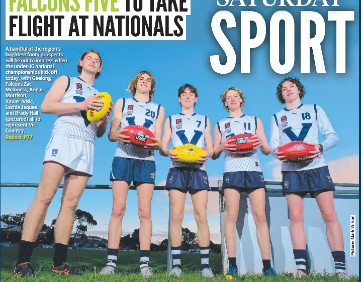 FALCONS FIVE TO TAKE FLIGHT AT NATIONALS - PressReader