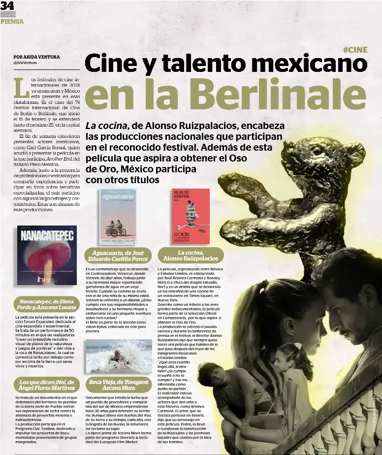 Cine y talento mexicano en la Berlinale - PressReader