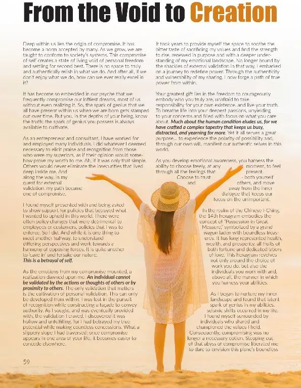 From the Void to Creation - PressReader