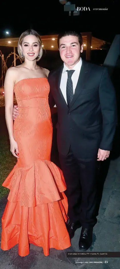 MARIANA RODRÍGUEZ Y SAMUEL GARCÍA asistieron al gran enlace de MARIANA PÁEZ Y ENRIQUE KLEIMAN el ...