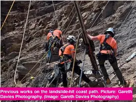 Landslides close section of coastal path once again - PressReader
