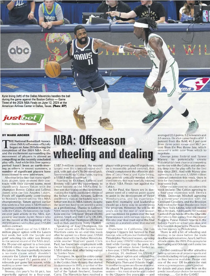 NBA: Offseason wheeling and dealing - PressReader