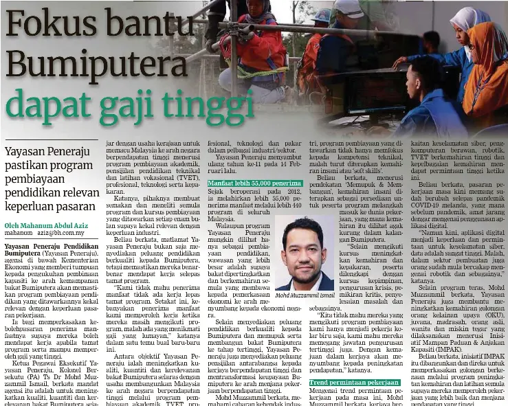Fokus bantu Bumiputera dapat gaji tinggi - PressReader