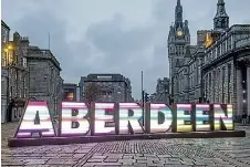 Selfie-friendly Aberdeen letters on the move to new spot in city centre ...
