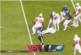 Eagles stunned by Kyler Murray, Cardinals, 35-31 - PressReader