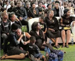 Mourners blast Bacardi music at Vusi MaR5’s memorial - PressReader