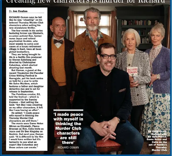 Creating new characters is murder for Richard - PressReader