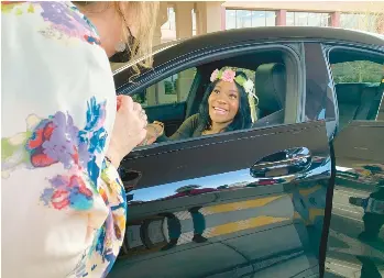 Drive-thru baby showers serve pregnant vets - PressReader