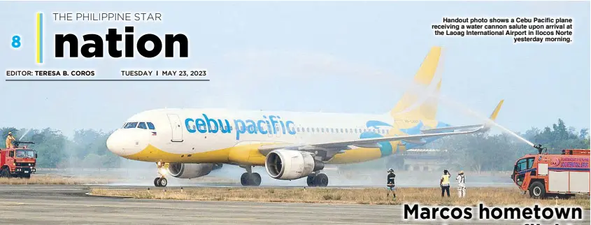 Marcos hometown wants more flights - PressReader