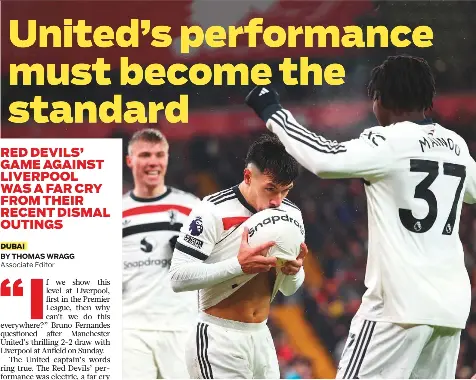 United’s performanc­e must become the standard - PressReader