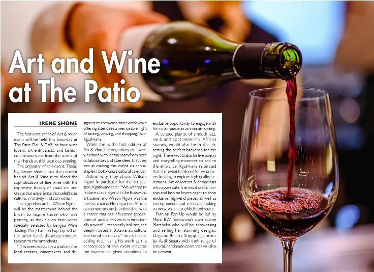 Art and Wine at The Patio - PressReader