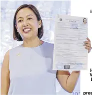 Abby Binay, Camille Villar file candidacy for senator - PressReader