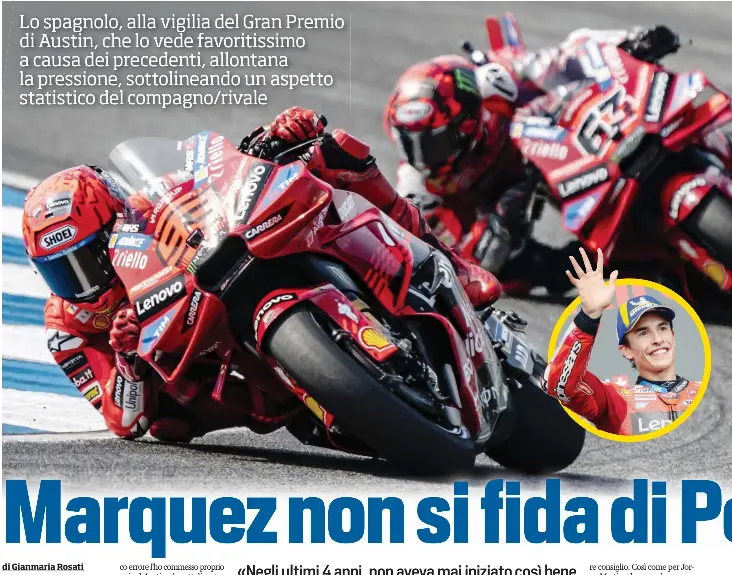 Marquez non si fida di P - PressReader