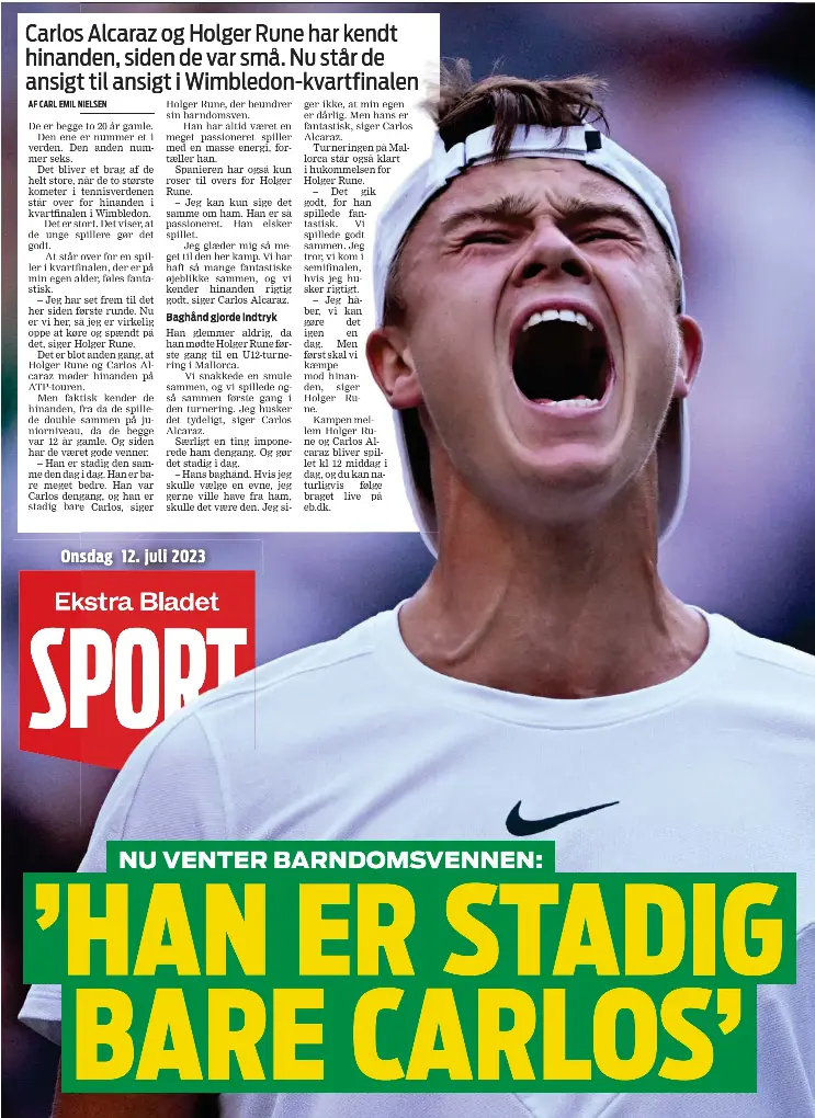 HAN ER STADIG BARE CARLOS’ - PressReader