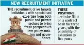 UPSC advertises 45 lateral entry positions - PressReader