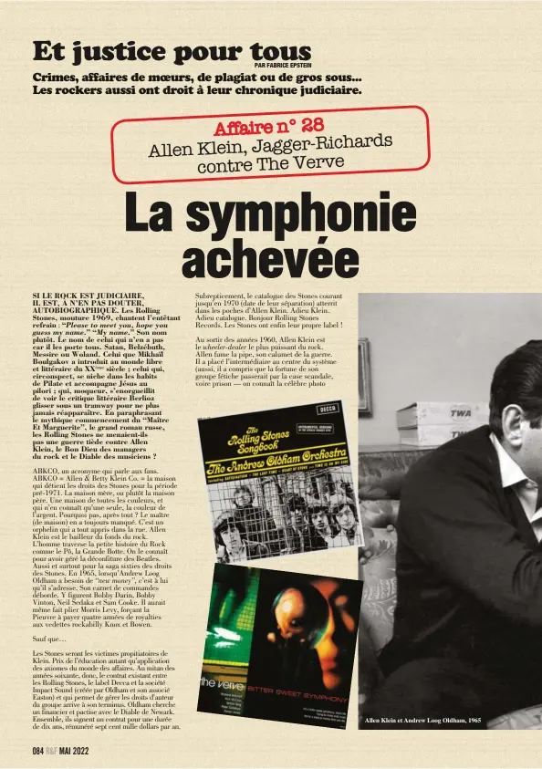 La symphonie achevée | Rock & Folk | PressReade­r