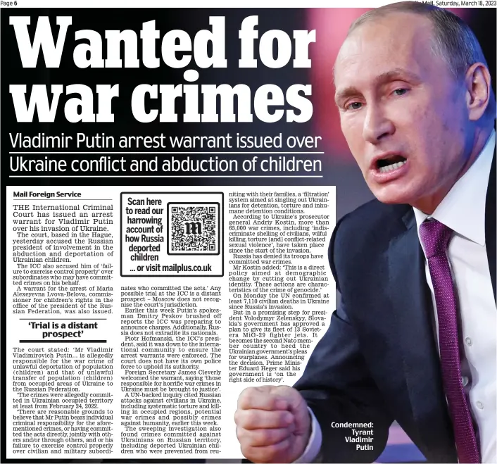 Wanted for war crimes - PressReader