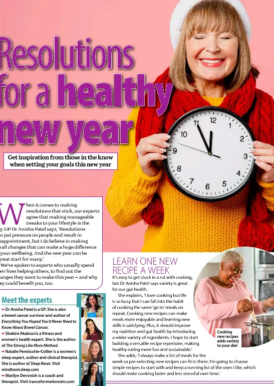 Resolution­s for a healthy new year - PressReader
