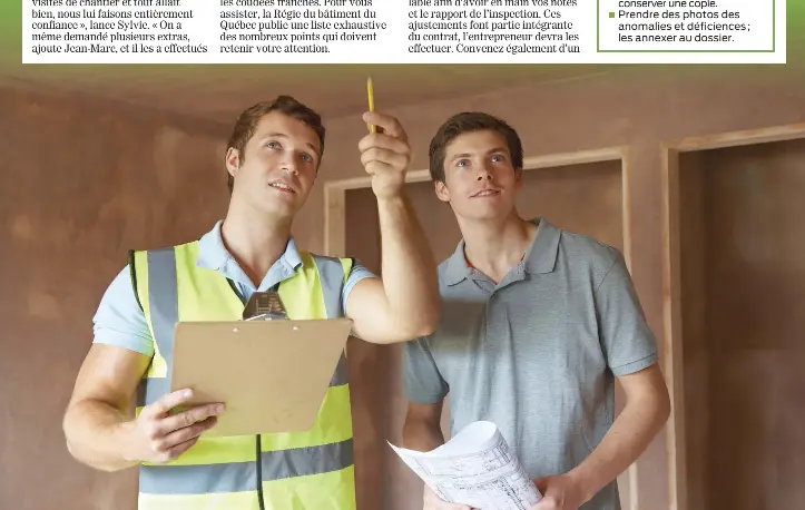 DOIT-ON FAIRE INSPECTER UNE MAISON NEUVE AVANT D’EN PRENDRE POSSESSION ? - PressReader