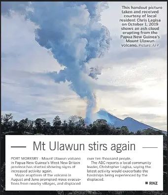 Mt Ulawun stirs again - PressReader