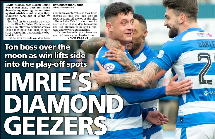 IMRIE’S DIAMOND GEEZERS - PressReader