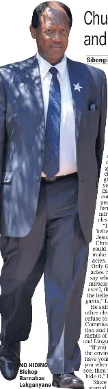 ZCC LEADER WARNS ROGUE PASTORS - PressReader