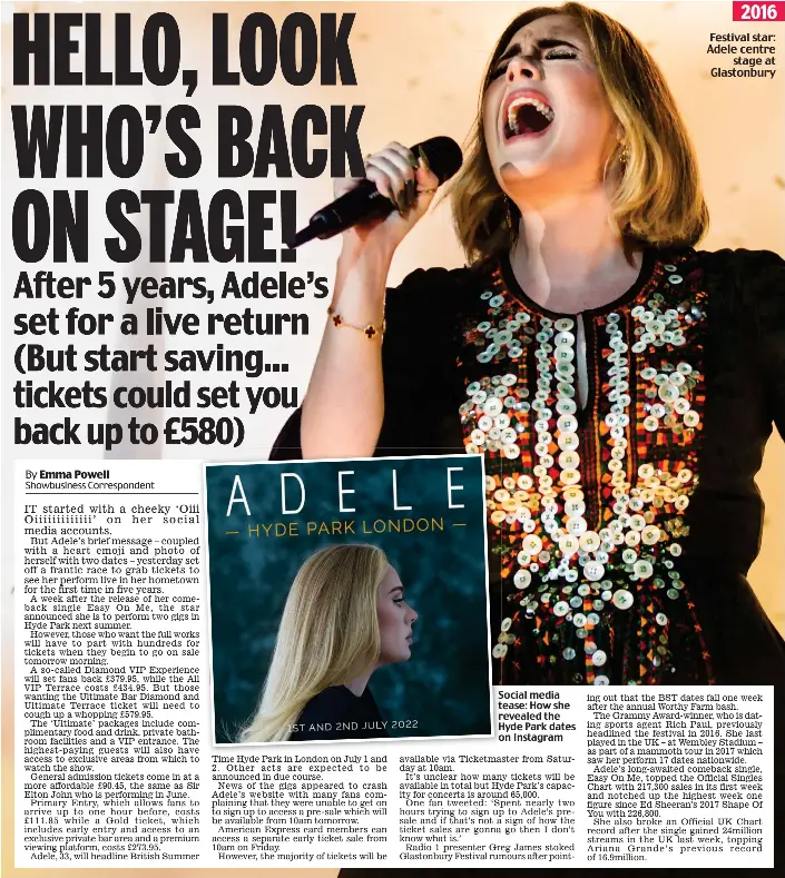 HELLO, LOOK WHO’S BACK ON STAGE! - PressReader