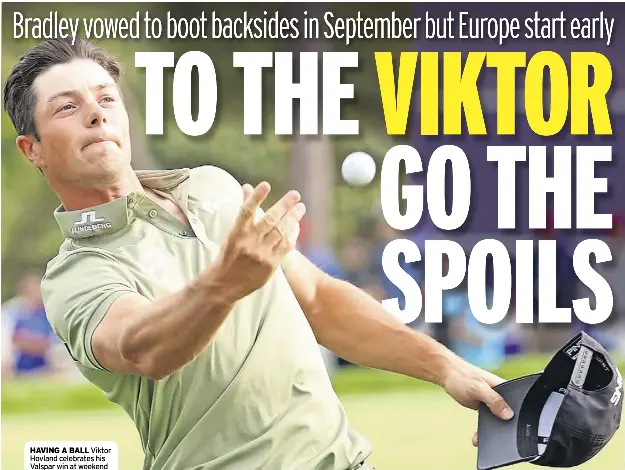 TO THE VIKTOR GO THE SPOILS - PressReader