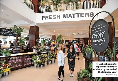 Lush set to spend £10.6m in its UK shops by year end - PressReader