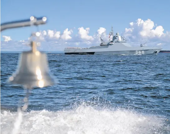 Russian warship fires warning shots on cargo ship in Black Sea ...