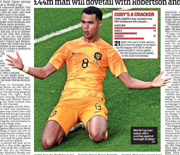 Wide-boy Gakpo is a perfect fit for Klopp - PressReader