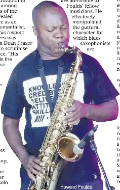 Recalling Howard Foulds: A musicians’ musician - PressReader