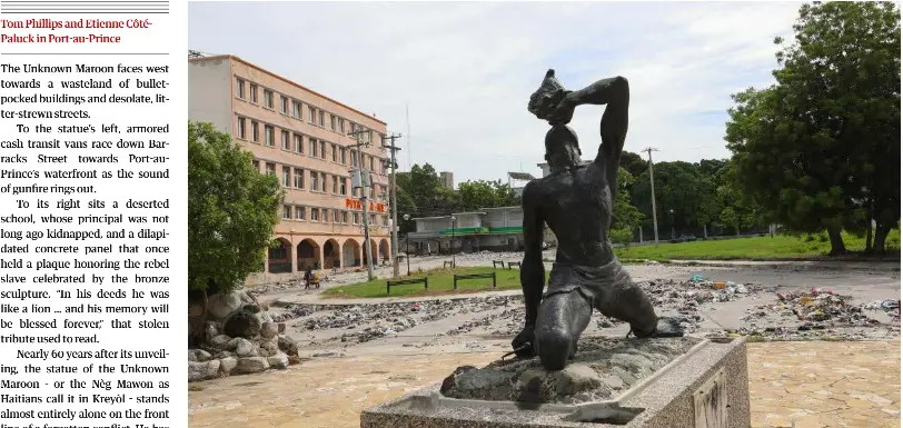 Battered statue bears witness to Haiti’s tragedy, resilience and ...