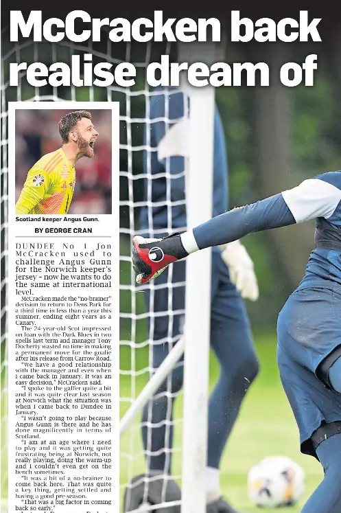 Mccracken back at Dens to help realise dream of Scotland call-up ...