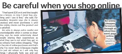 Be careful when you shop online - PressReader