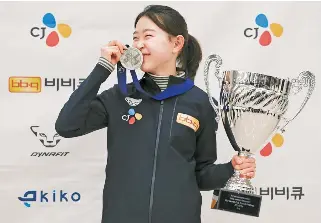 Speed skater Kim Min-sun looks to keep pushing herself - PressReader