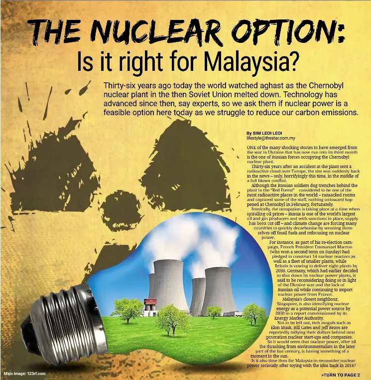 THE NUCLEAR OPTION: Is it right for Malaysia? - PressReader