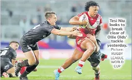 Tupou treble guides Tonga past Wales - PressReader