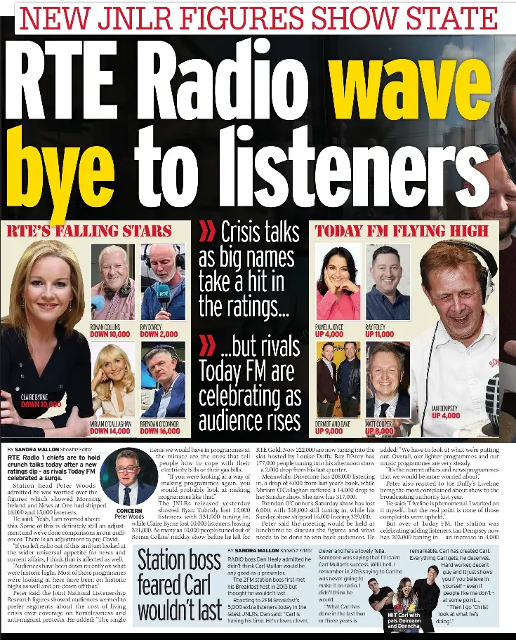 RTE Radio wave bye to listeners RYAN TUBRIDY - PressReader