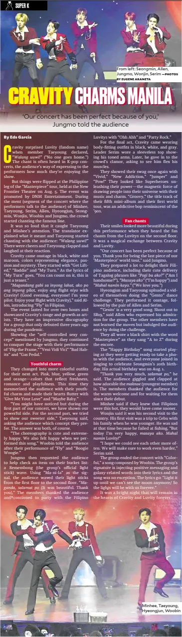 CRAVITY CHARMS MANILA - PressReader